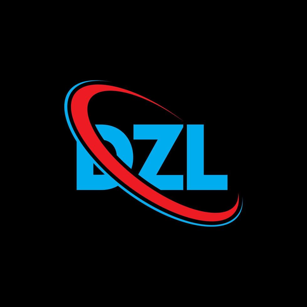 logotipo de dzl. letra dzl. diseño del logotipo de la letra dzl. logotipo de iniciales dzl ...