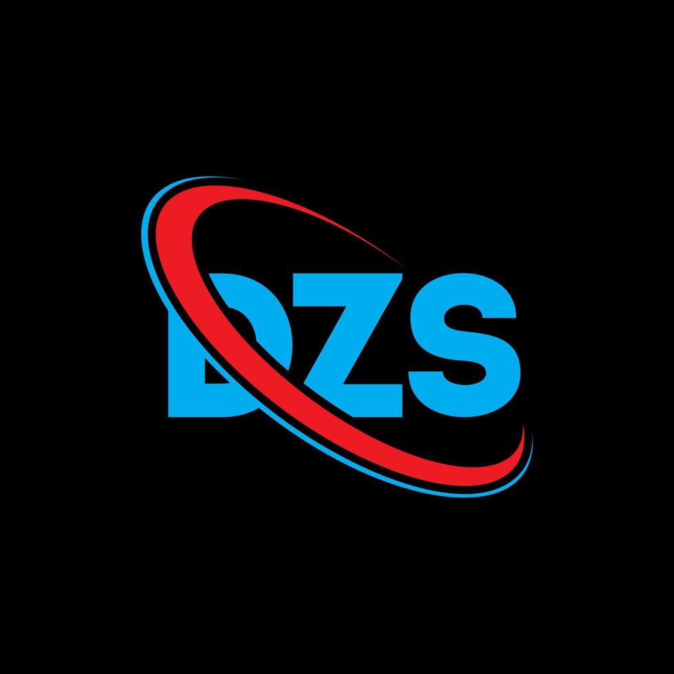 DZS logo. DZS letter. DZS letter logo design. Initials DZS logo linked with circle and uppercase ...