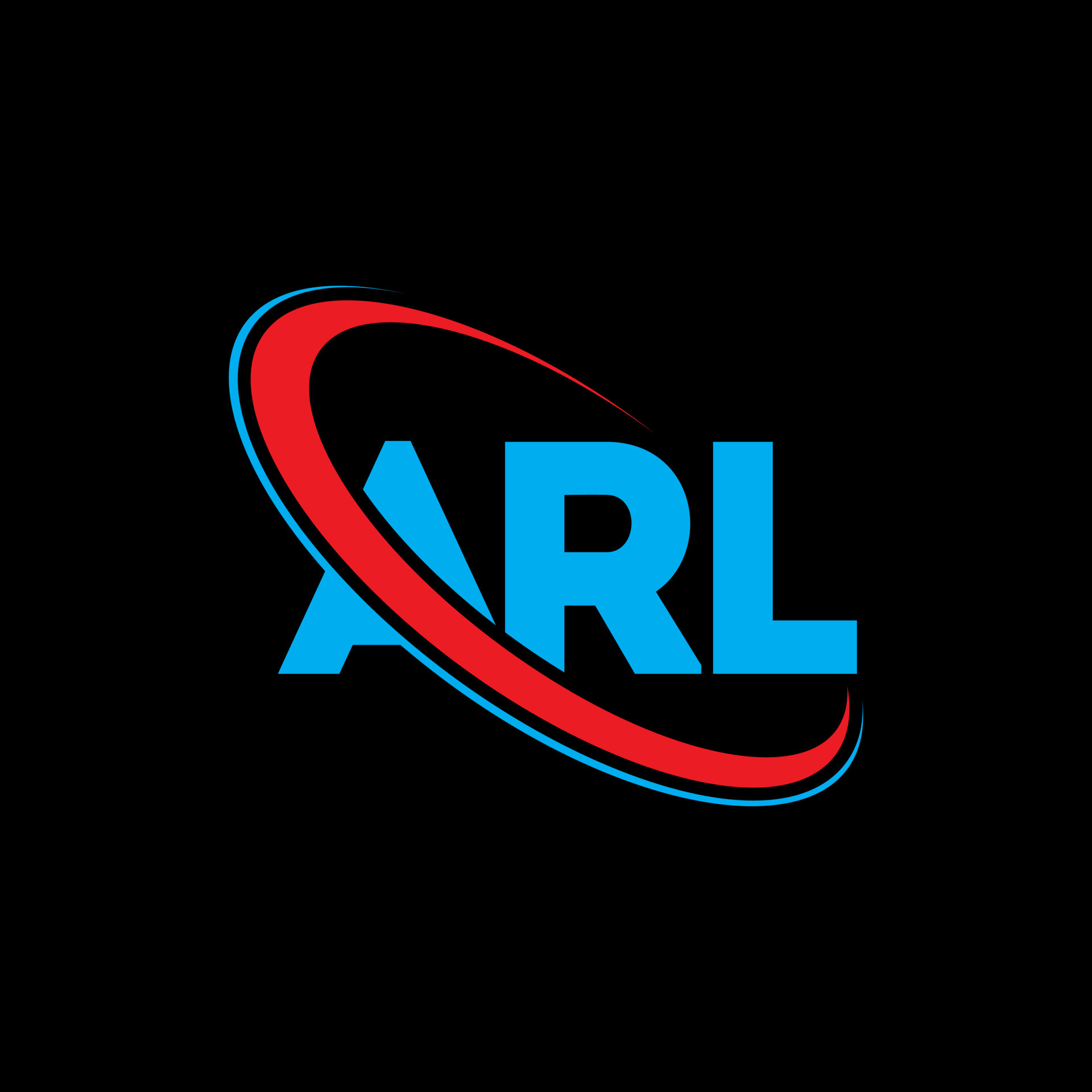 logotipo de arl. carta de arl. diseño del logotipo de la letra arl. Logotipo de iniciales arl ...