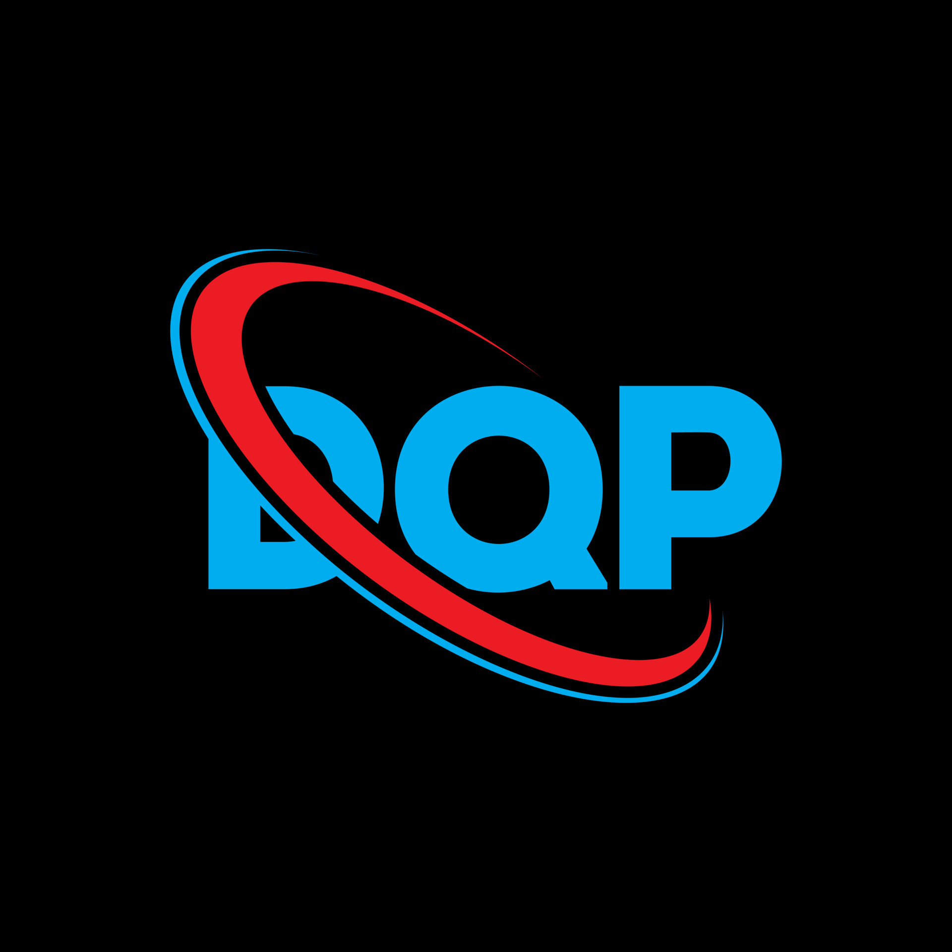 logotipo de dqp. letra dqp. diseño del logotipo de la letra dqp. logotipo de iniciales dqp ...