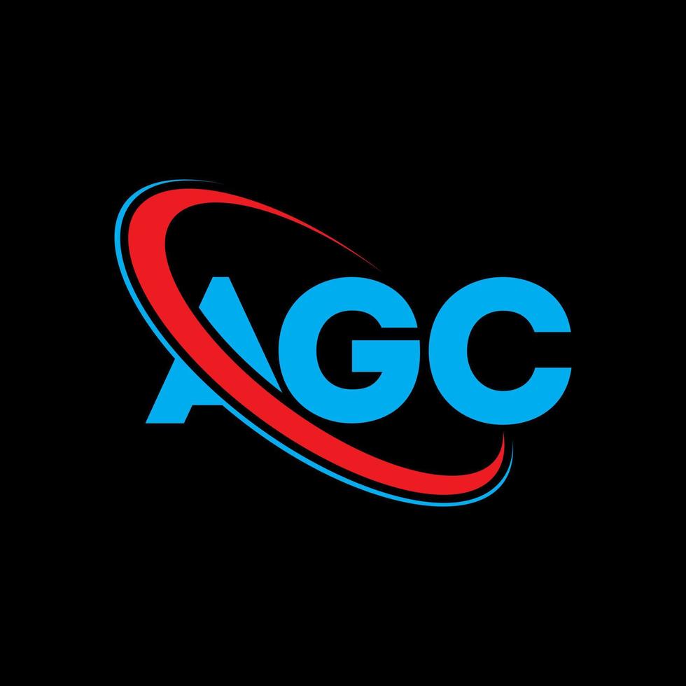 logotipo de agc. carta agc. diseño del logotipo de la letra agc. logotipo de las iniciales ag ...