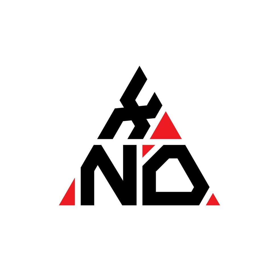 XNO triangle letter logo design with triangle shape. XNO triangle logo design monogram. XNO ...