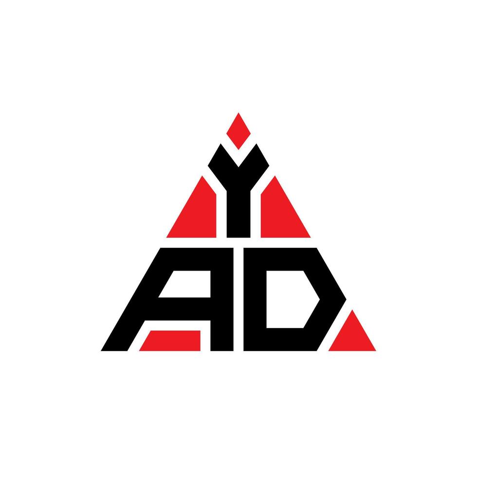 Yad Triangle Letter Logo Design With Triangle Shape Yad Triangle Logo Design Monogram Yad