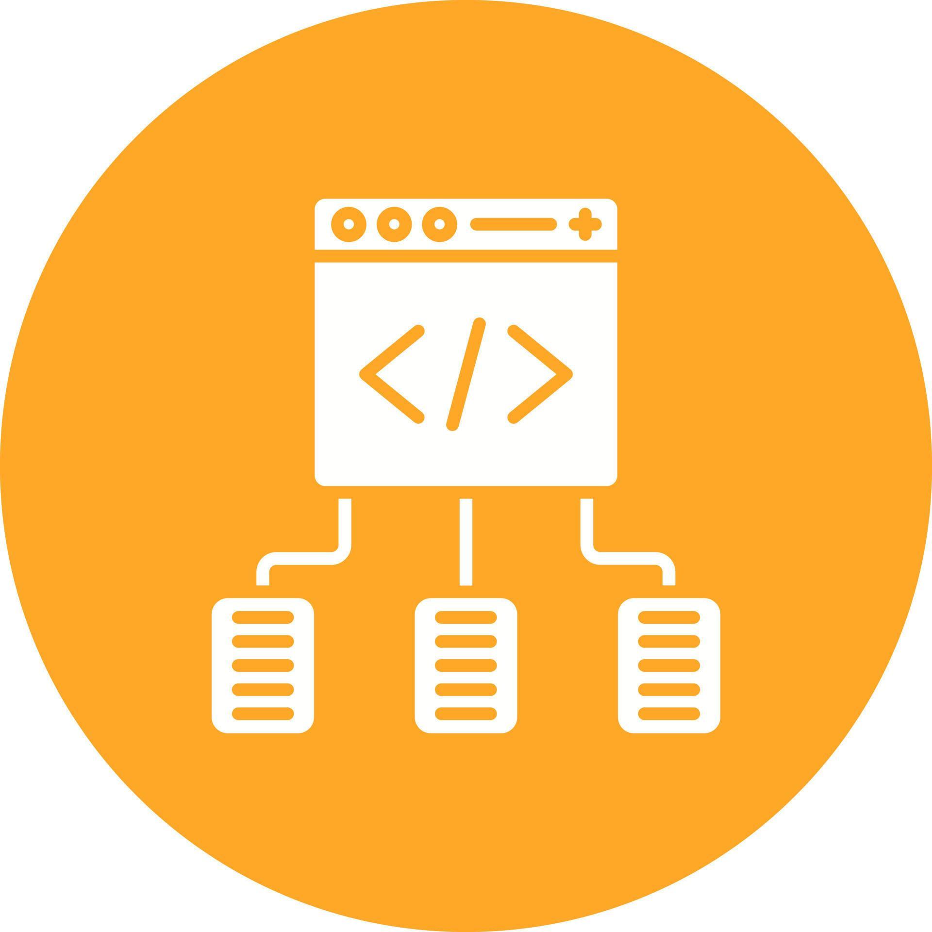 Code Framework Glyph Circle Background Icon 9046069 Vector Art at Vecteezy