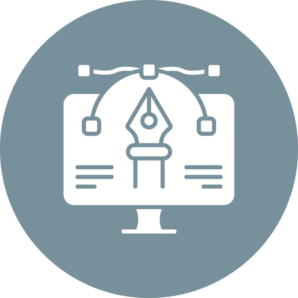 UI Design Glyph Circle Background Icon 9046232 Vector Art at Vecteezy