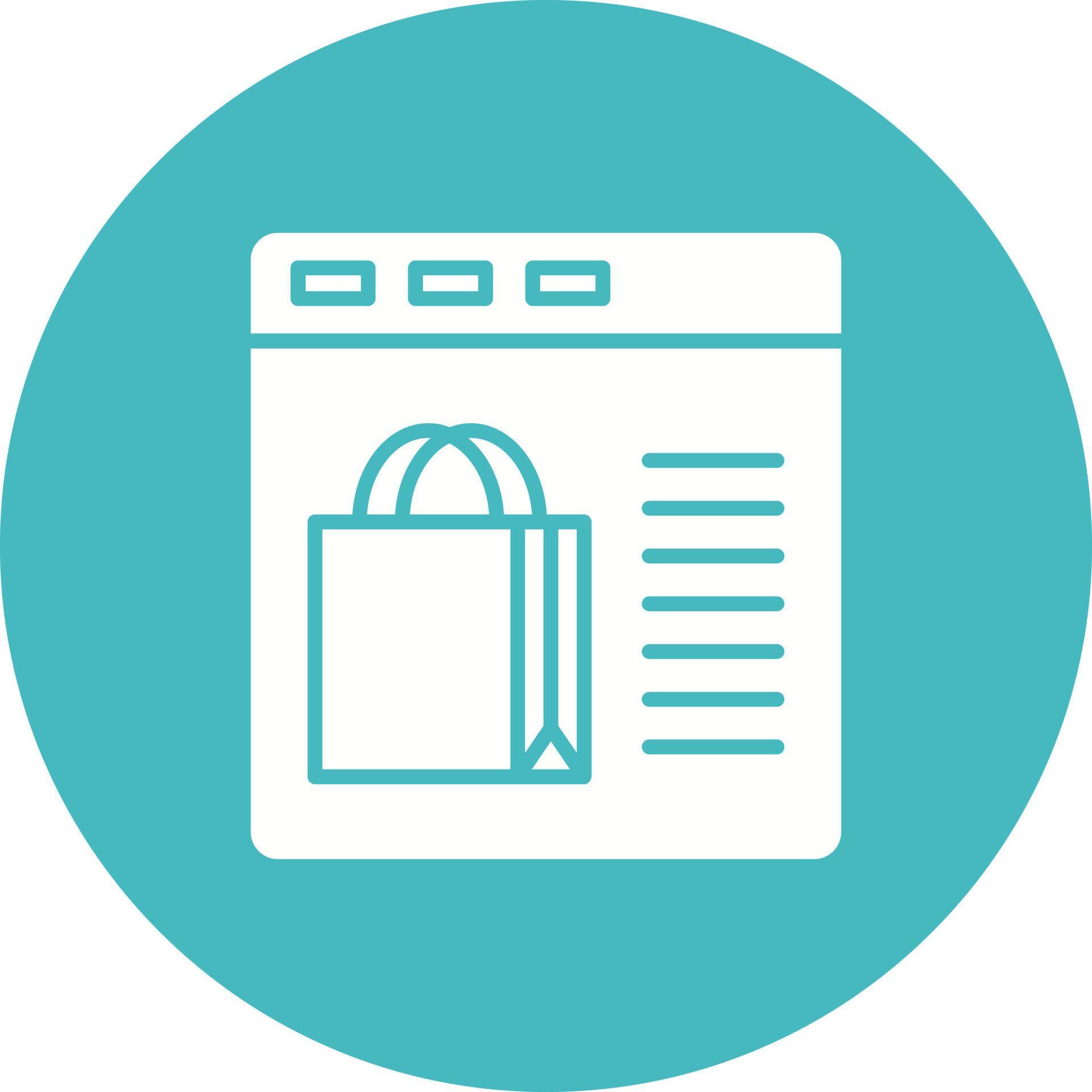 Webpage Glyph Circle Background Icon 9048581 Vector Art at Vecteezy