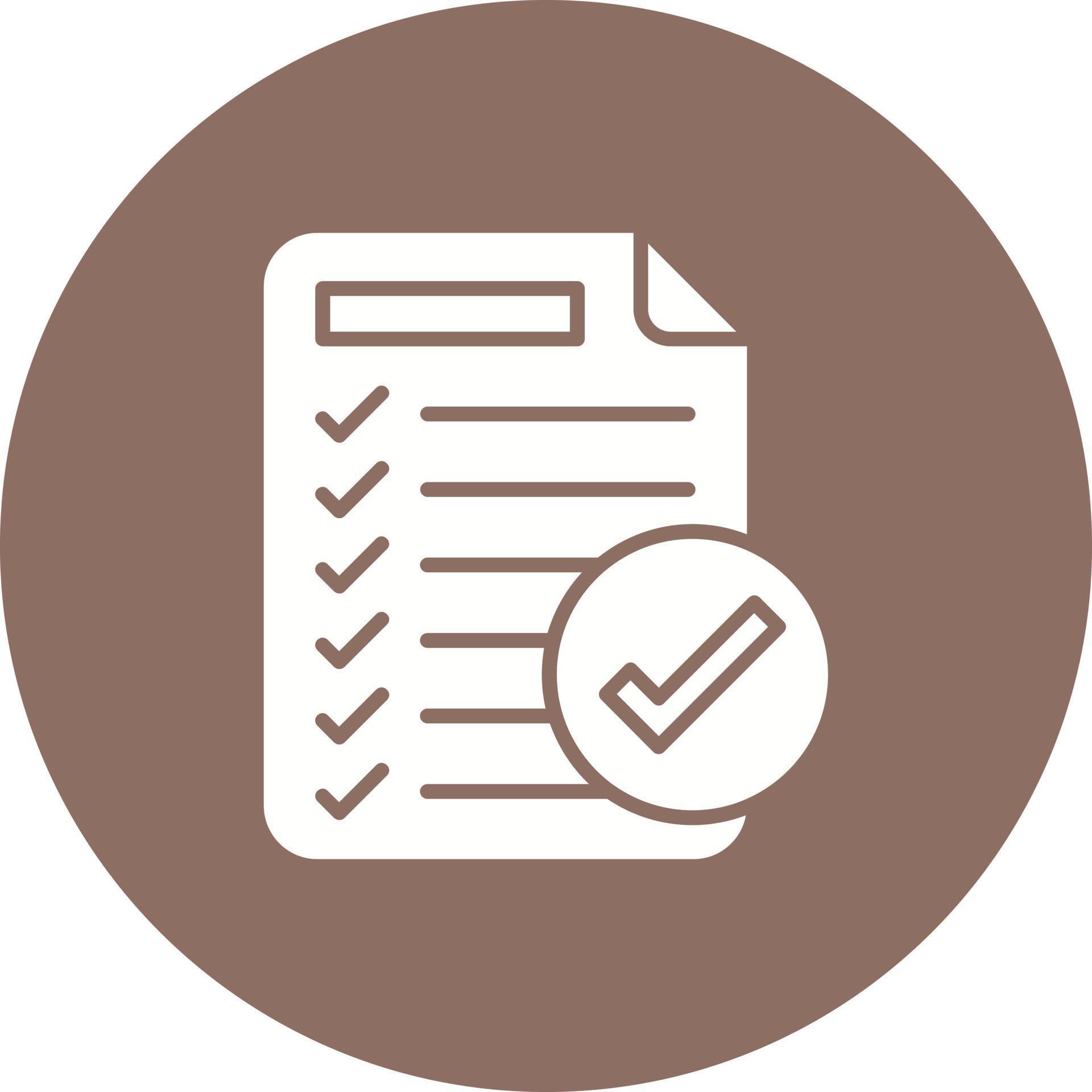 Complted Tasks Glyph Circle Background Icon 9052220 Vector Art at Vecteezy