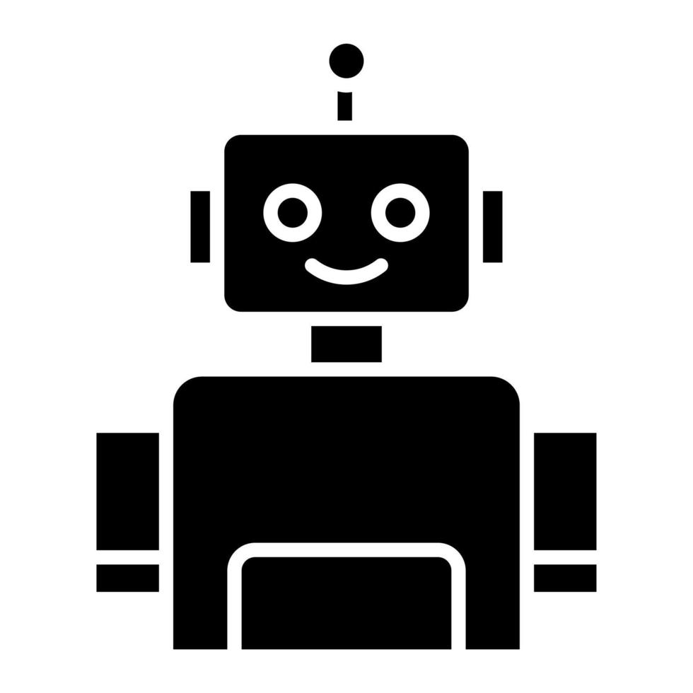 Robot Glyph Icon 9055178 Vector Art at Vecteezy Robot Glyph Icon 9055178 Vector Art at Vecteezy