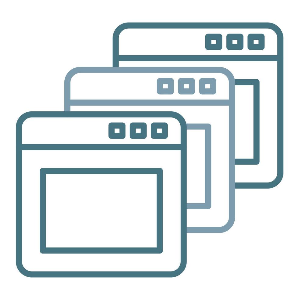 Browser Tabs Line Two Color Icon 9057740 Vector Art at Vecteezy