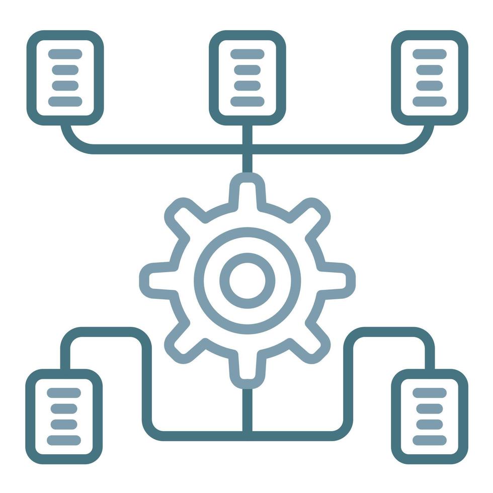 Algorithm Line Two Color Icon 9058377 Vector Art at Vecteezy