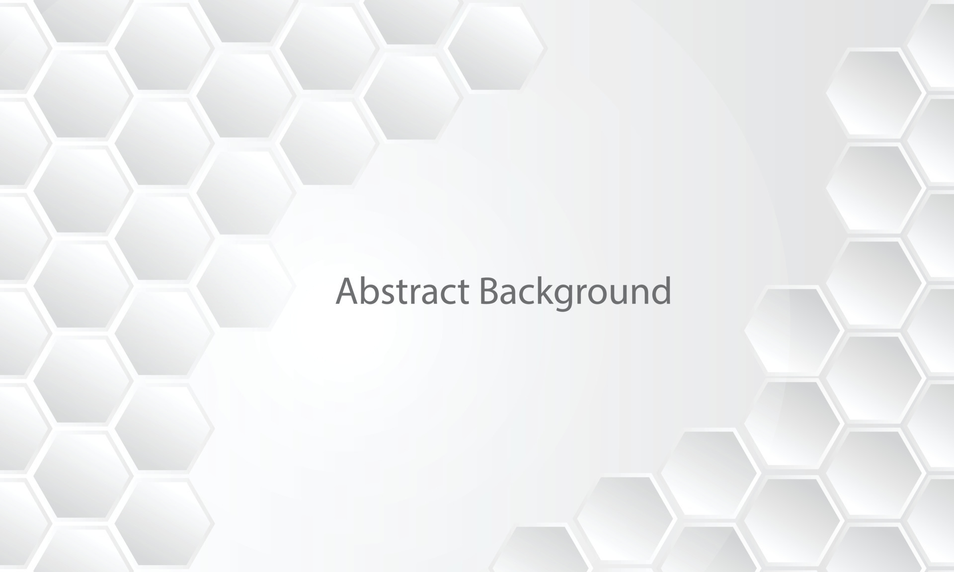 Abstract. Embossed Hexagon honeycomb white Background light shadow Vector 3D Hexagon Blocks ...