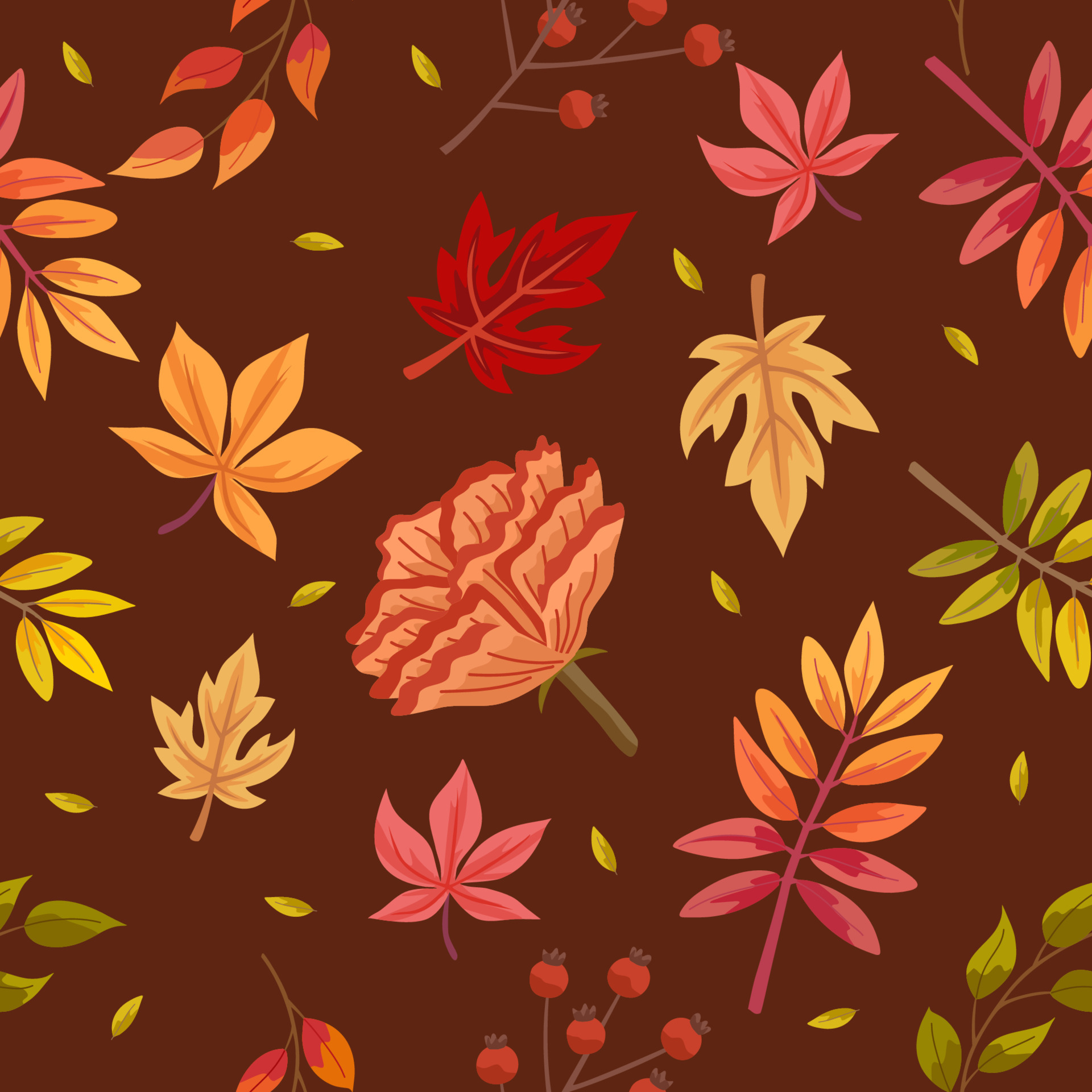 Nature Fall Floral 9097725 Vector Art at Vecteezy