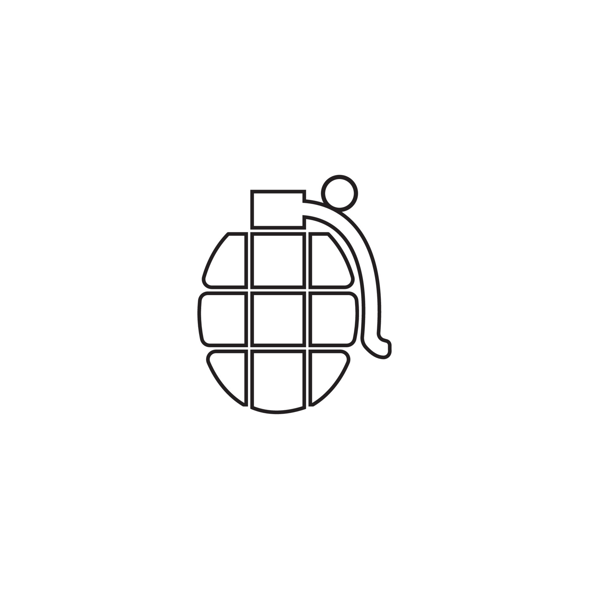 Grenade icon vector illustration design template 9104148 Vector Art at ...