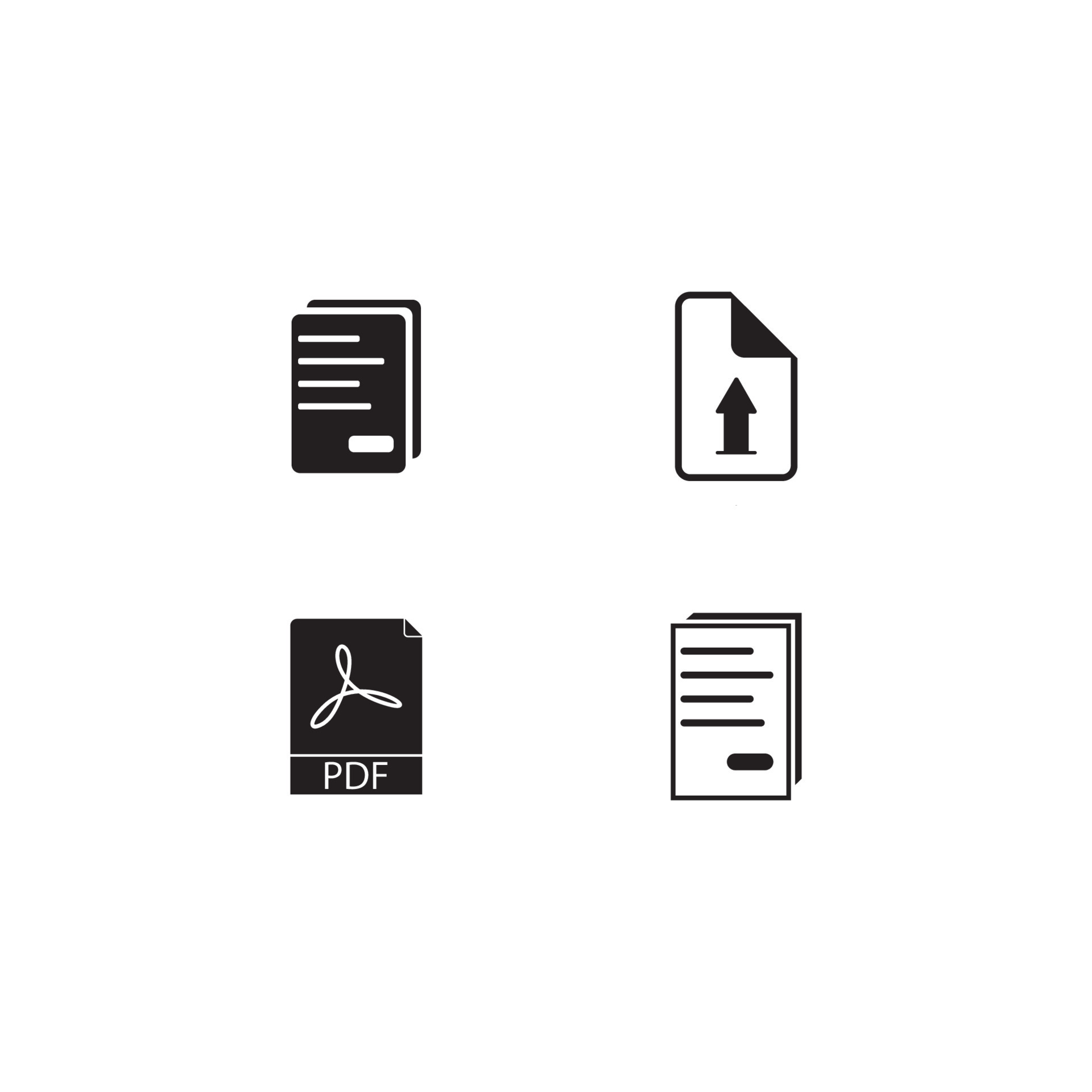 PDF icon vector illustration template design 9106131 Vector Art at Vecteezy