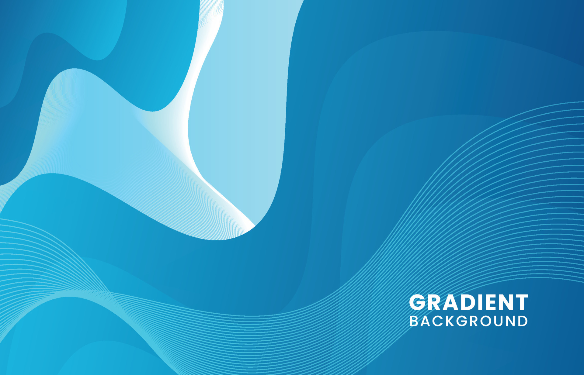 Abstract Wavy Gradient Stripe Line Pattern Design Decorative Pattern Artwork Template Dynamic