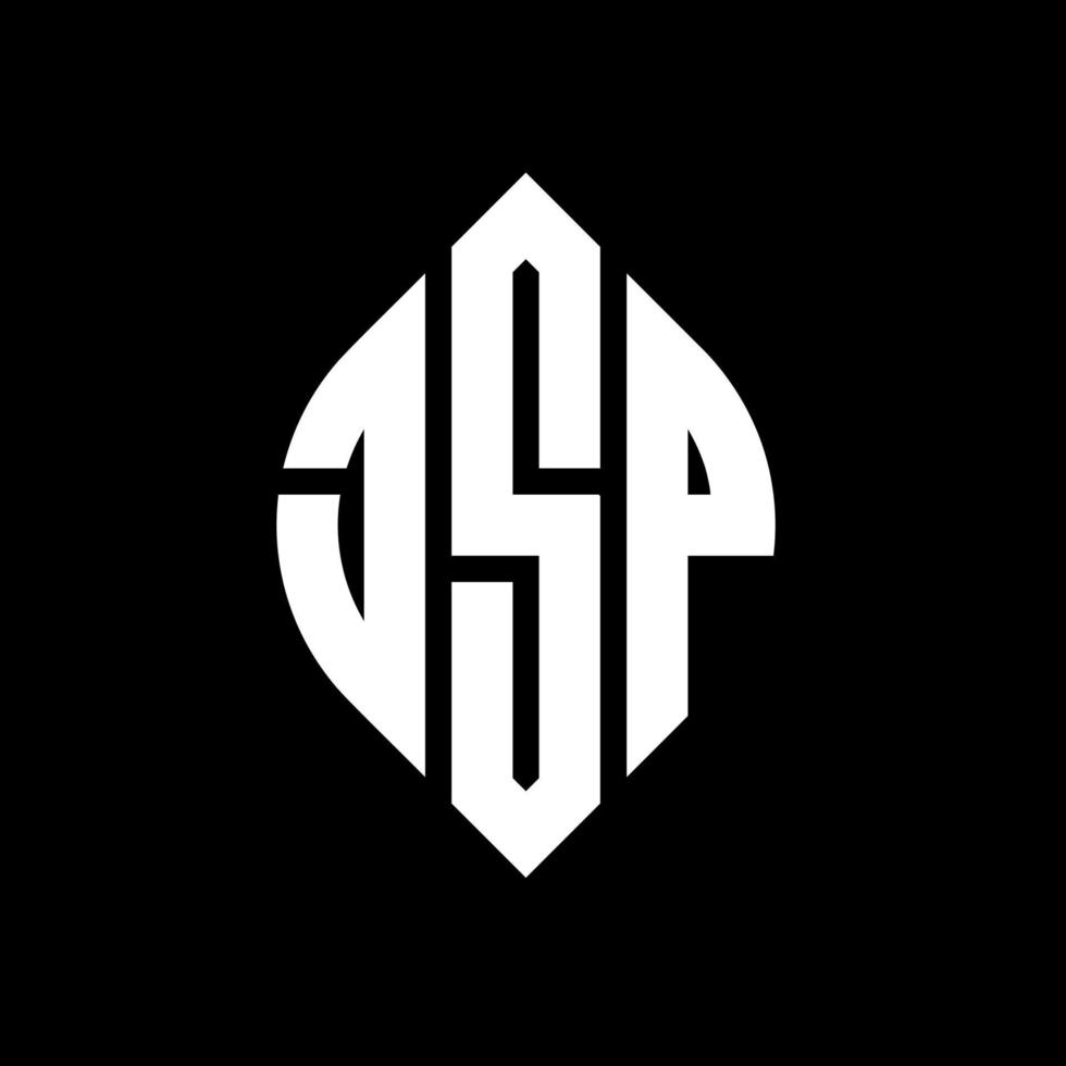 JSP circle letter logo design with circle and ellipse shape. JSP ...