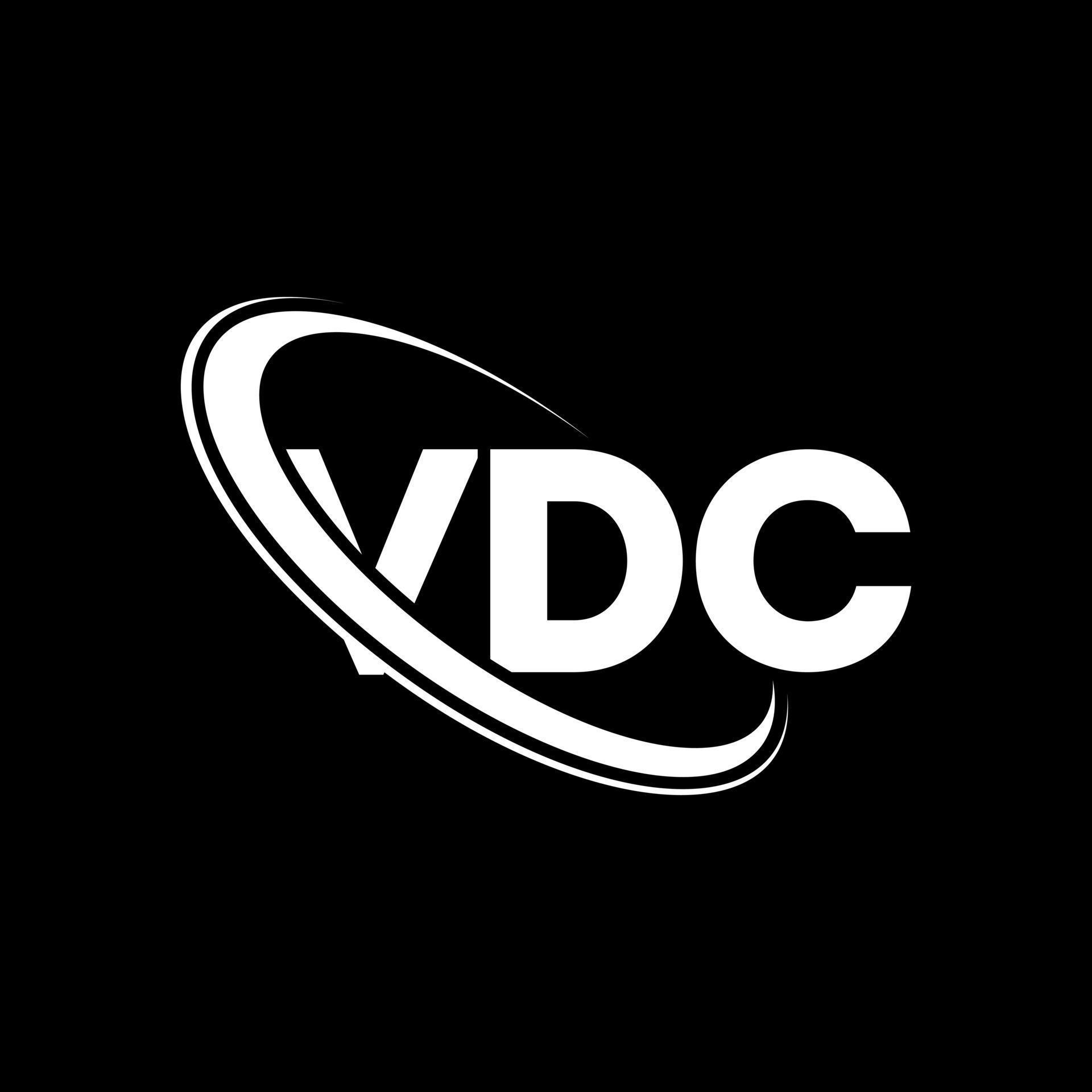 VDC logo. VDC letter. VDC letter logo design. Initials VDC logo linked ...