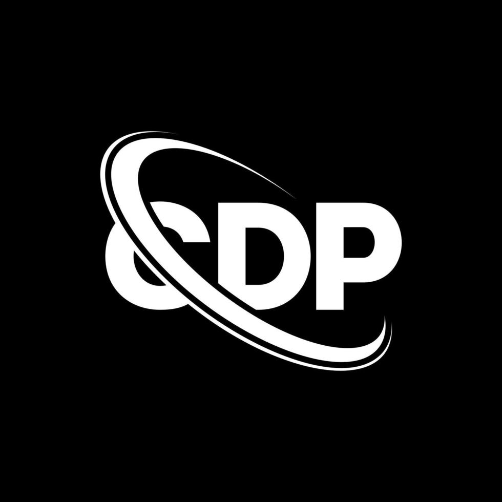 logotipo de cdp. carta cdp. diseño del logotipo de la letra cdp. logotipo de iniciales cdp ...