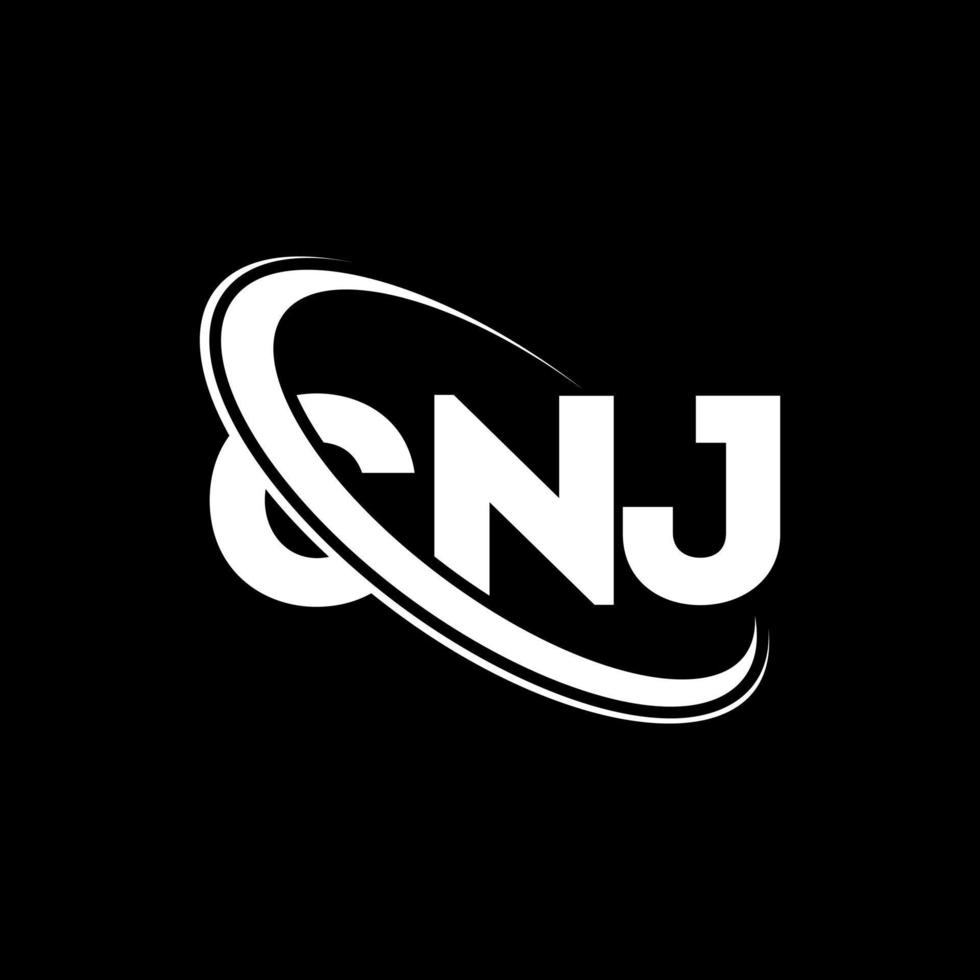 logotipo de CNJ. carta cnj. diseño del logotipo de la letra cnj. Logotipo de iniciales cnj ...