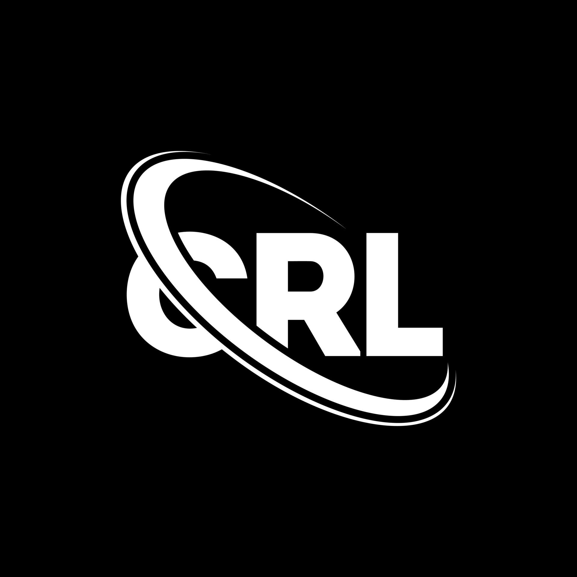 logotipo crl. carta crl. diseño del logotipo de la letra crl. logotipo de iniciales crl ...