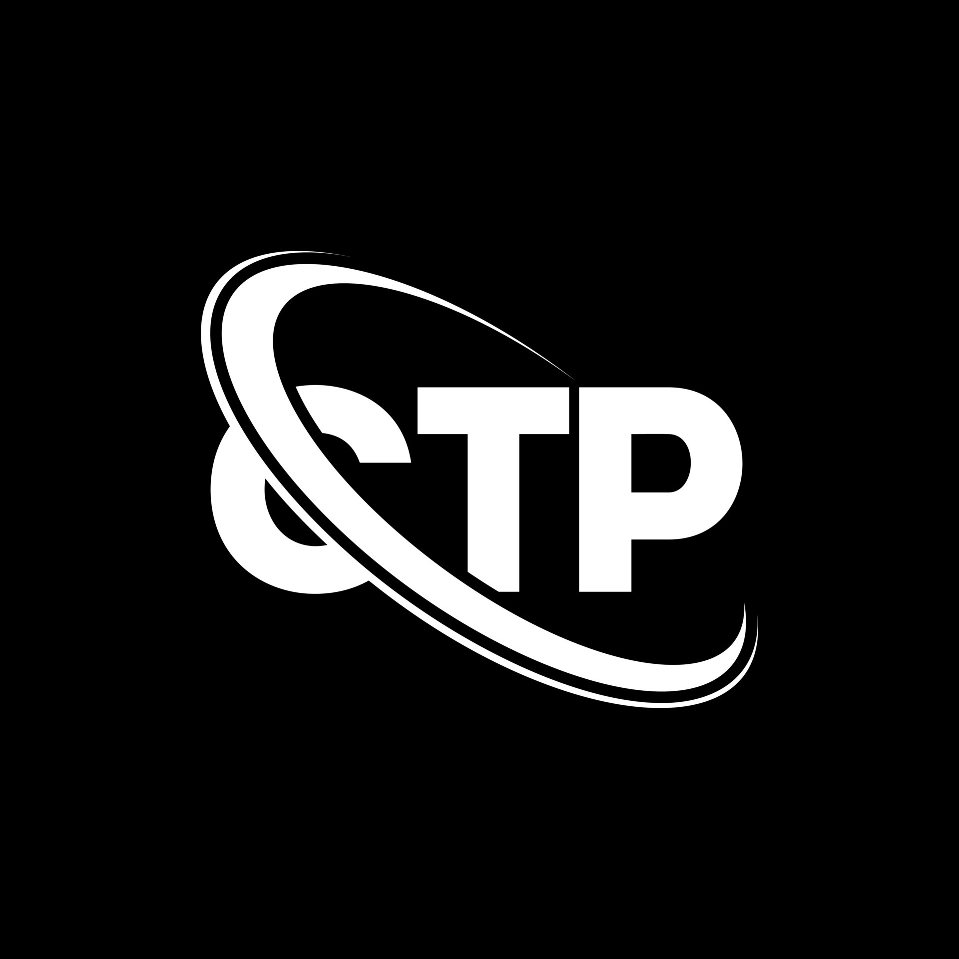 Logotipo De Ctp Carta Ctp Diseño Del Logotipo De La Letra Ctp Logotipo De Iniciales Ctp
