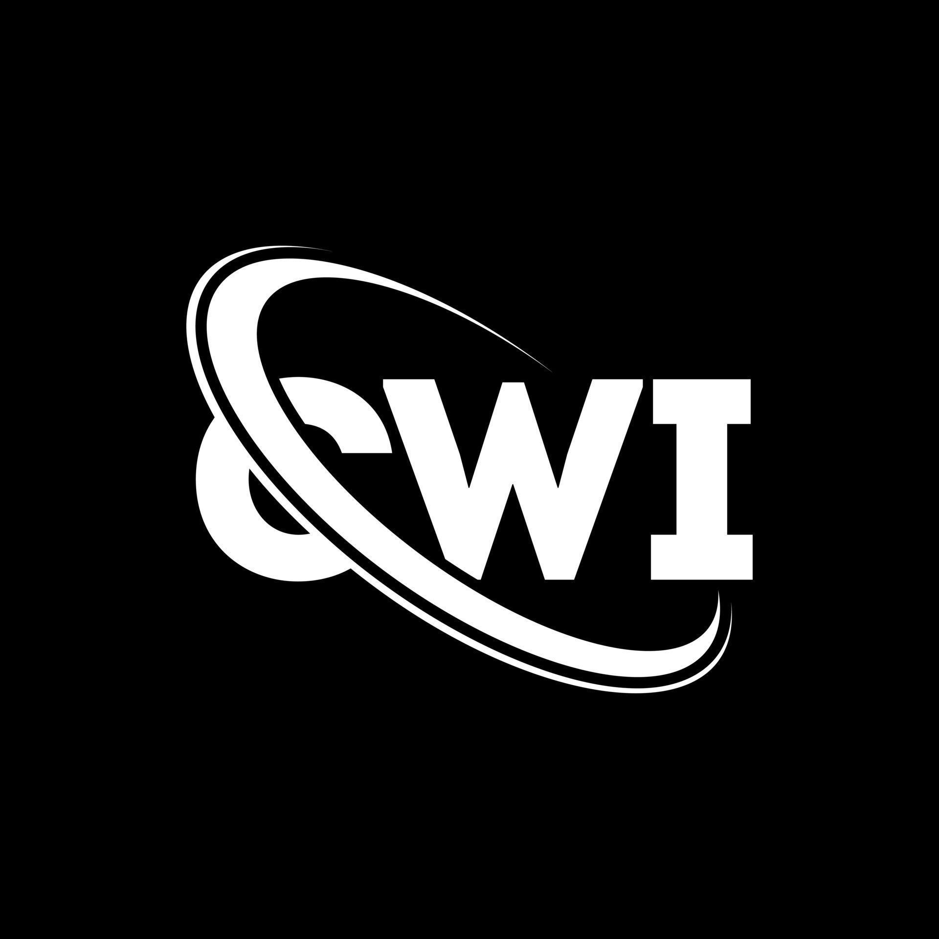 Cwi Logo Cwi Letter Cwi Letter Logo Design Initials Cwi Logo Linked With Circle And Uppercase