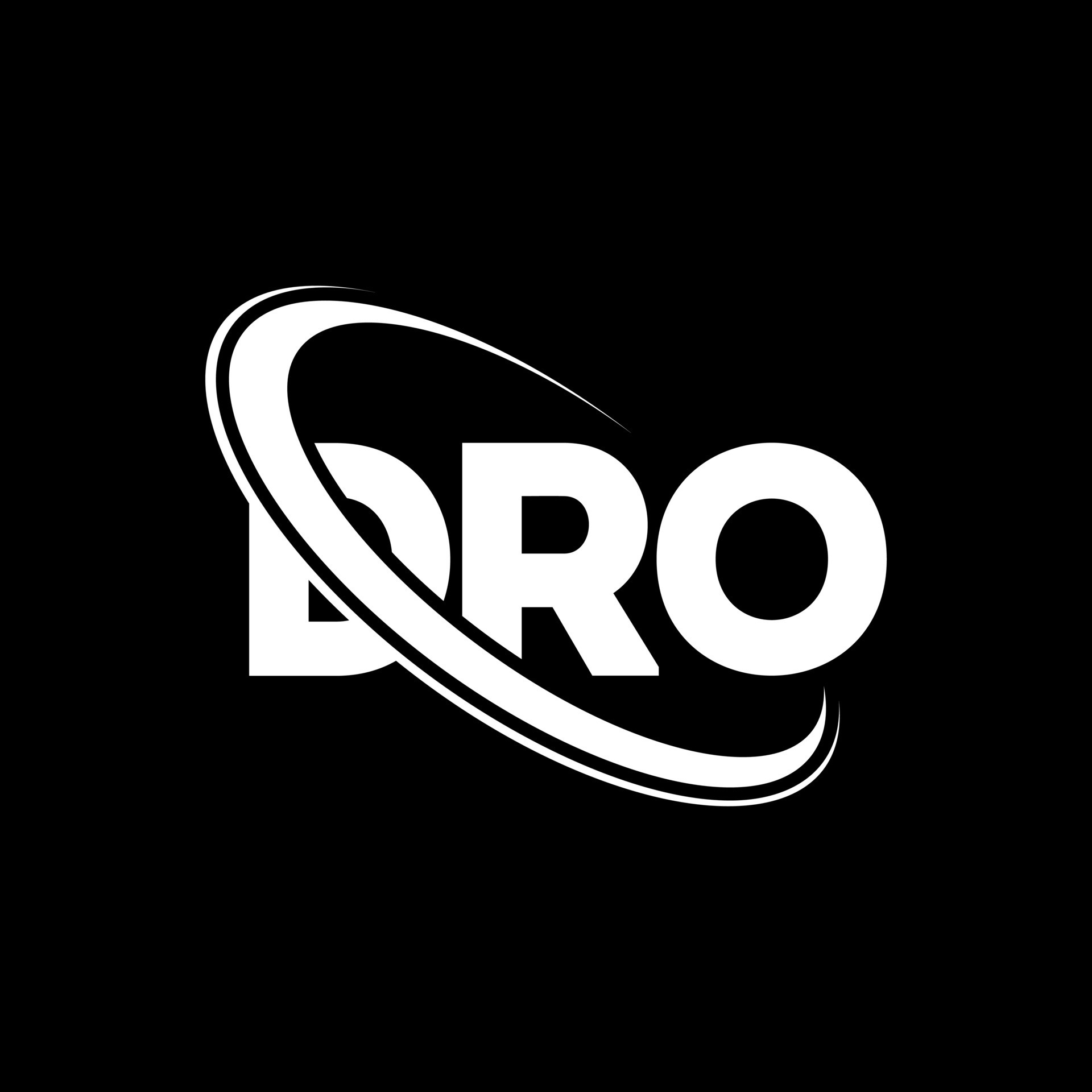 logotipo de dr. letra dro. diseño del logotipo de la letra dro. logotipo de iniciales dro ...