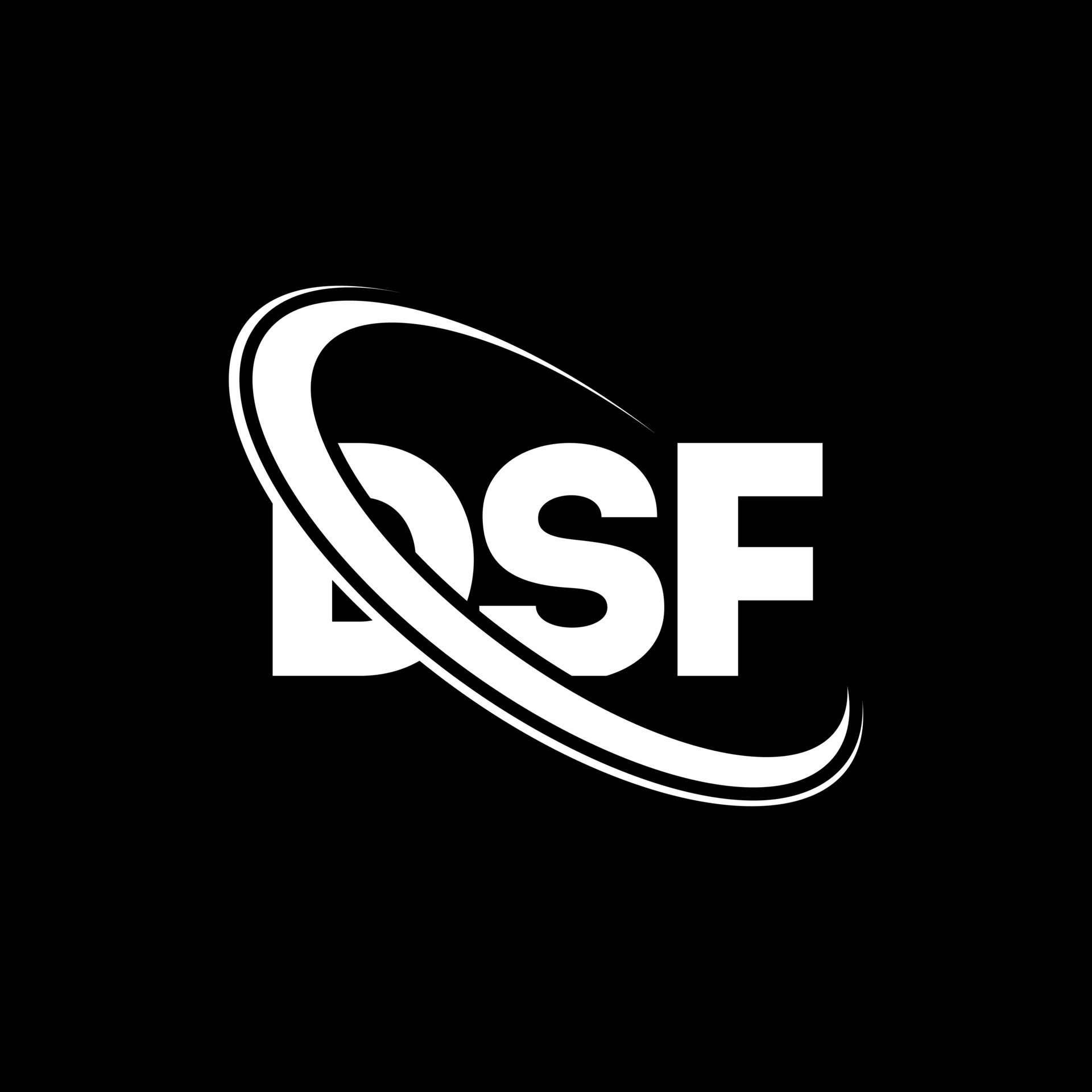logotipo de dsf. carta dsf. diseño de logotipo de letra dsf. logotipo ...