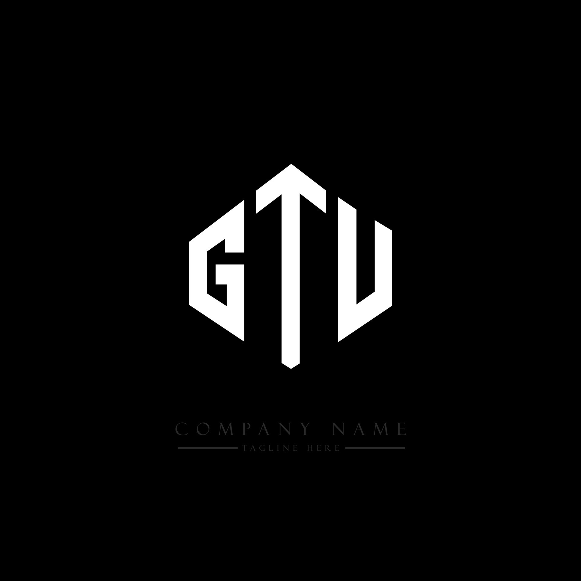 GTU letter logo design with polygon shape. GTU polygon and cube shape ... GTU letter logo design with polygon shape. GTU polygon and cube shape ...