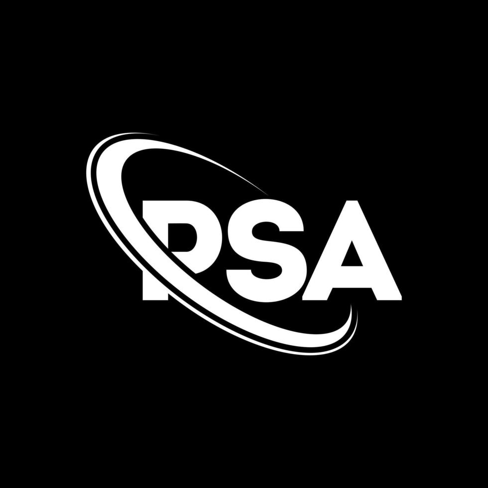 PSA logo. PSA letter. PSA letter logo design. Initials PSA logo linked ...