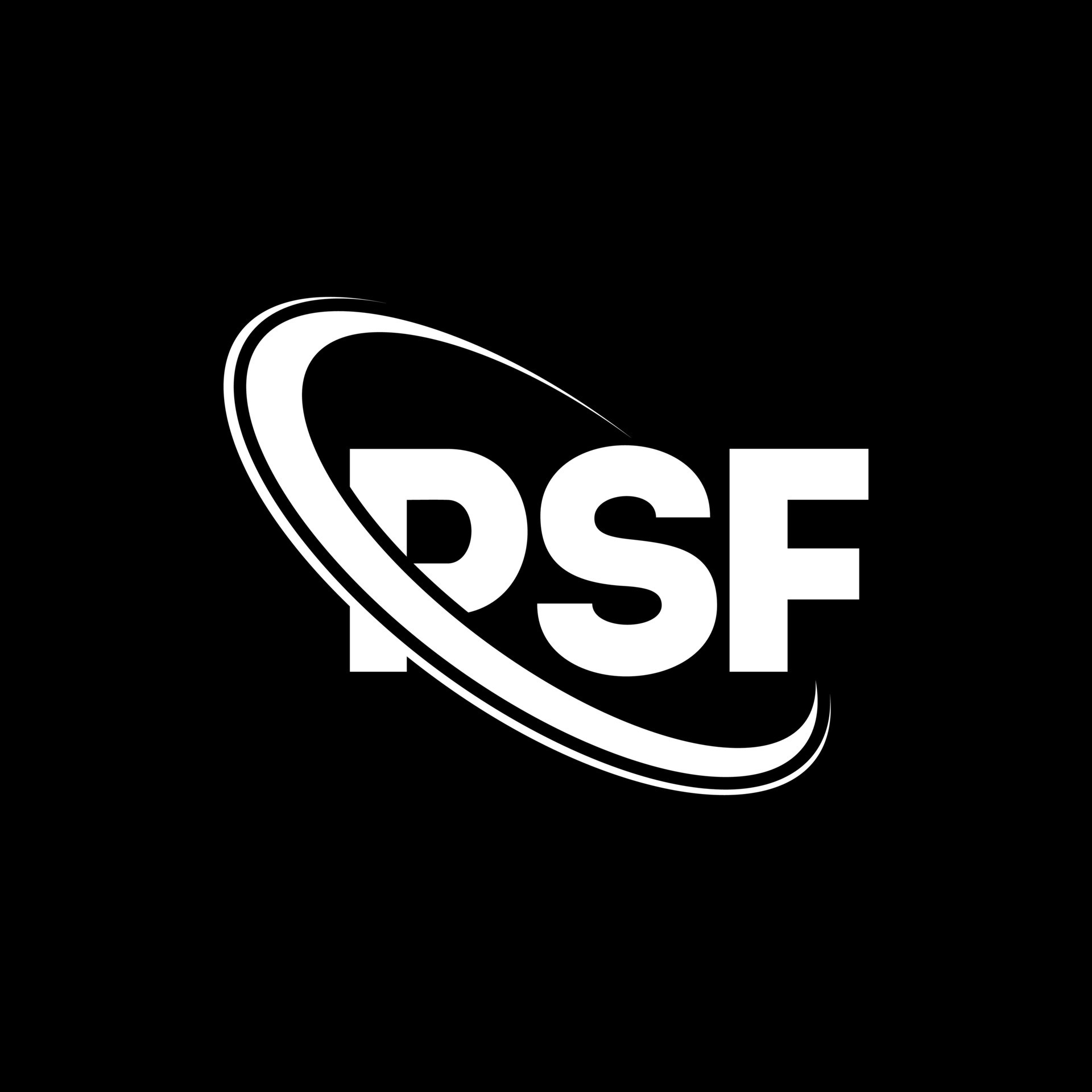 PSF logo. PSF letter. PSF letter logo design. Initials PSF logo linked ...