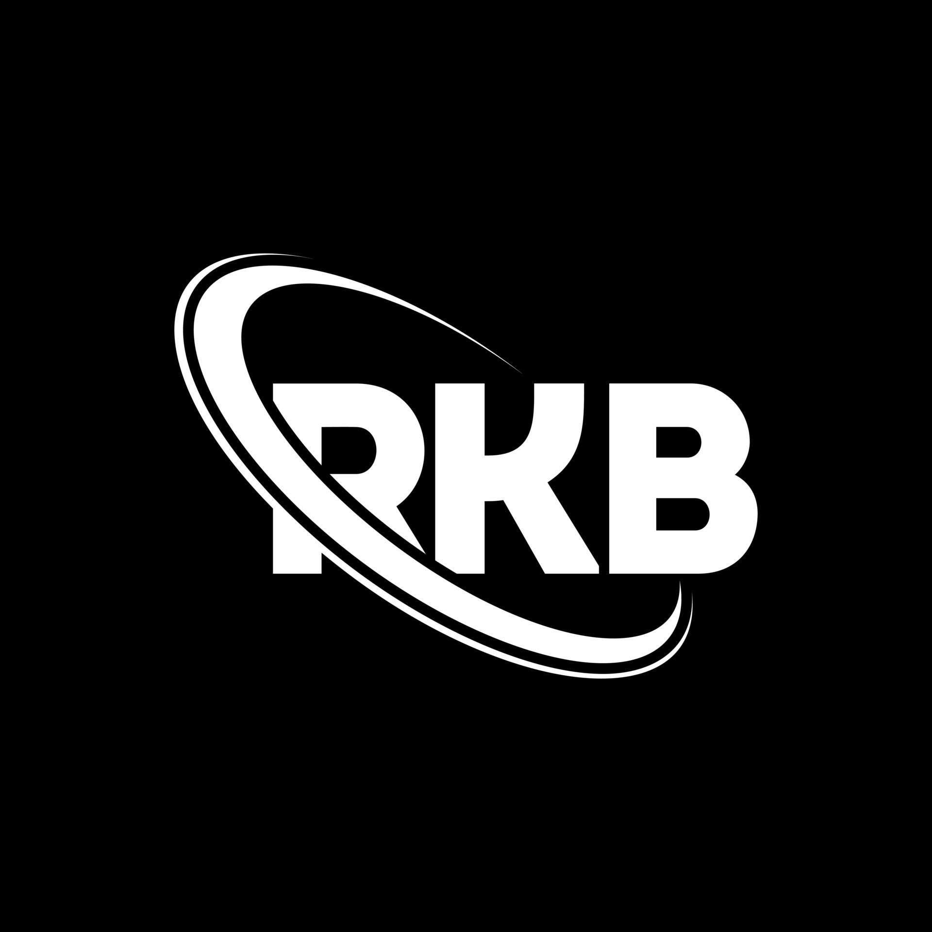 logotipo de rkb. letra rkb. diseño del logotipo de la letra rkb. Logotipo de iniciales rkb ...
