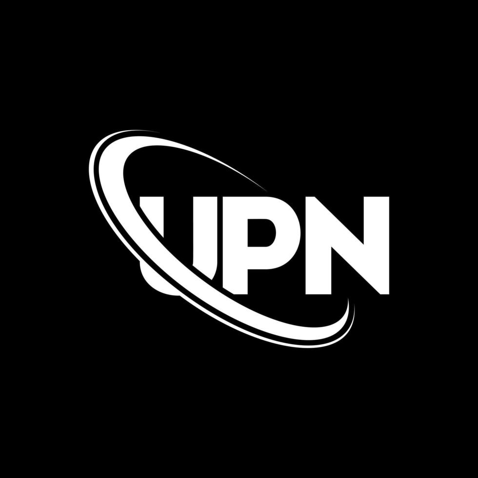 logotipo de upn. letra arriba. diseño de logotipo de letra upn. logotipo de iniciales upn ...