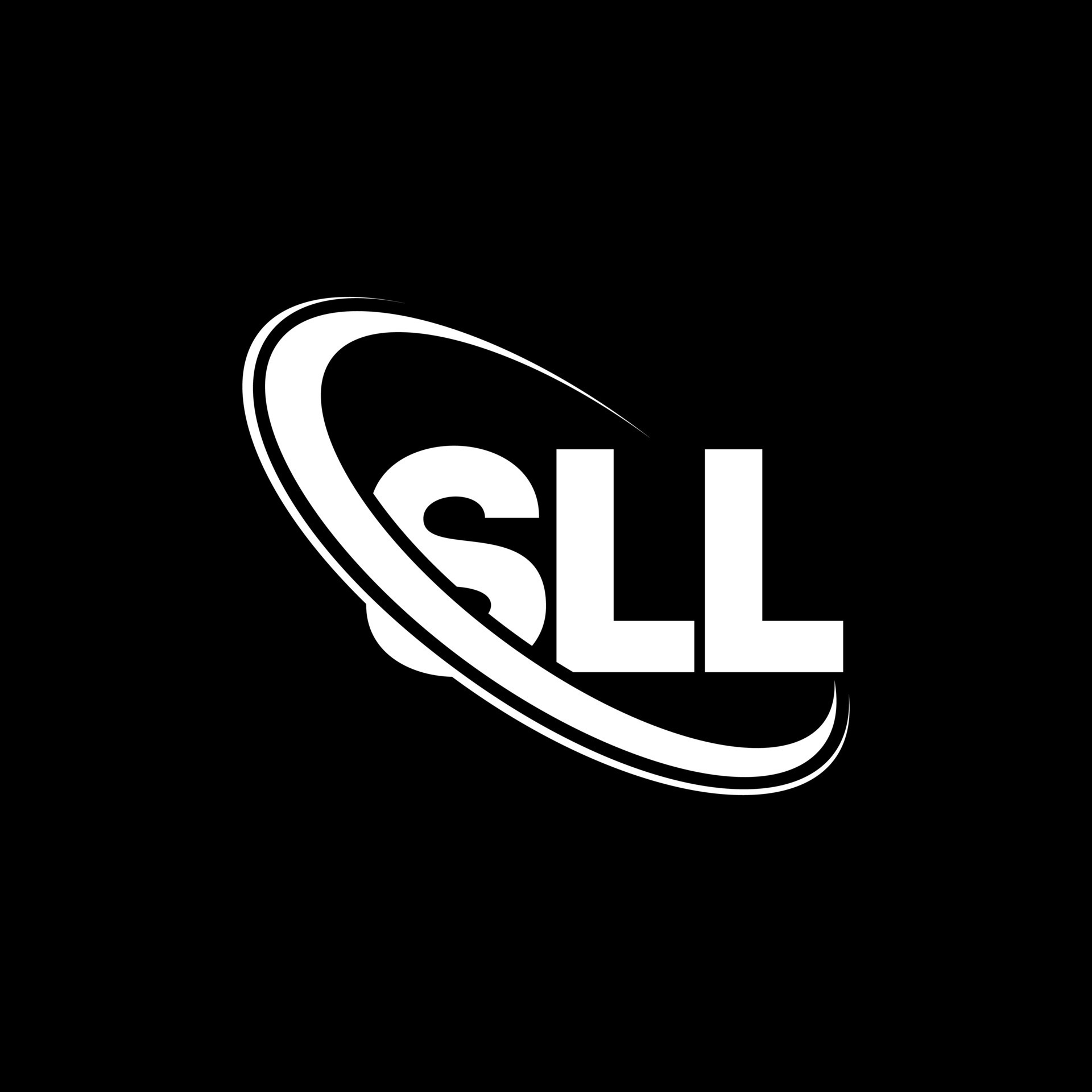 logotipo de sll. toda la letra. diseño de logotipo de letra sll. logotipo de iniciales sll ...