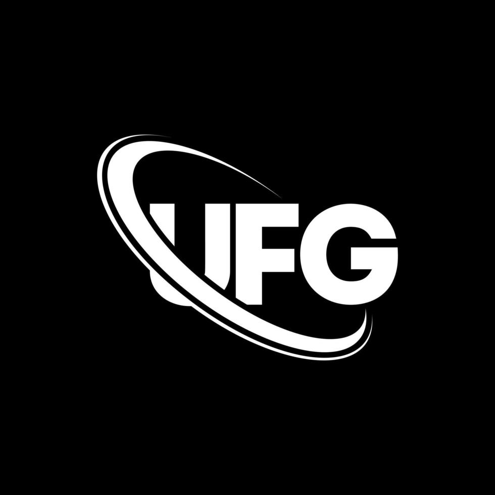 logotipo de la ufg carta de la ufg. diseño del logotipo de la letra ufg. logotipo de iniciales ...