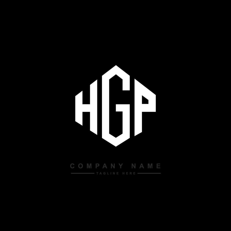 HGP letter logo design with polygon shape. HGP polygon and cube shape logo design. HGP hexagon ...