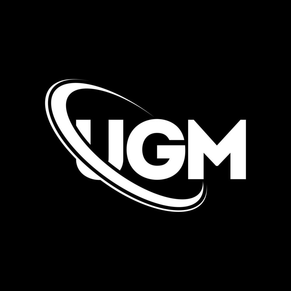 logotipo de la UGM. letra ugm. diseño de logotipo de letra ugm. logotipo de iniciales ugm ...