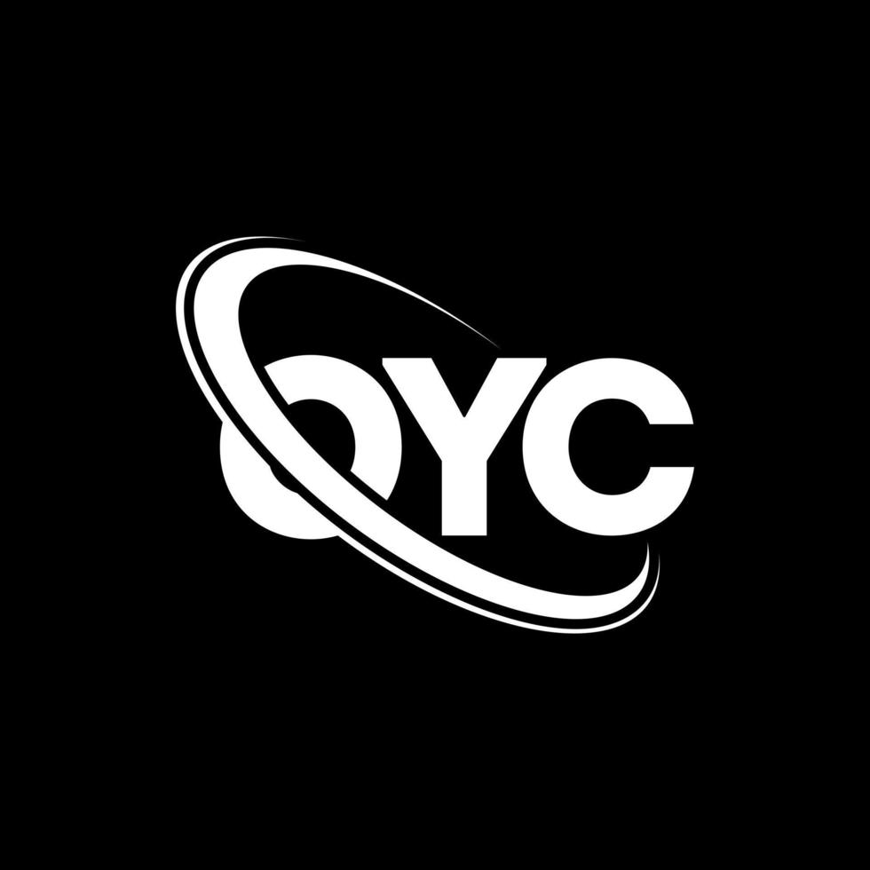 logotipo de oyc. carta oyc. diseño del logotipo de la letra oyc. logotipo de iniciales oyc ...