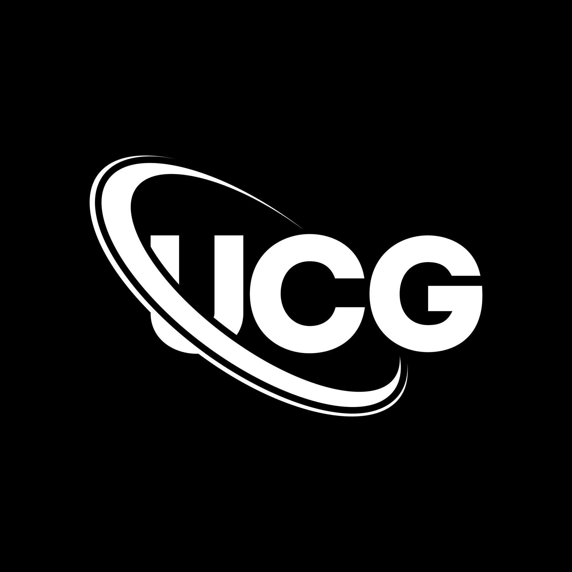logotipo de la UCG. letra ucg. diseño del logotipo de la letra ucg. logotipo de las iniciales ...