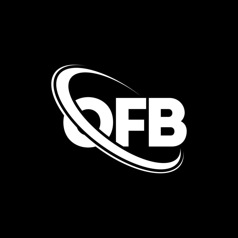 logotipo de OFB. carta ofb. diseño de logotipo de letra ofb. iniciales del logotipo de ofb ...