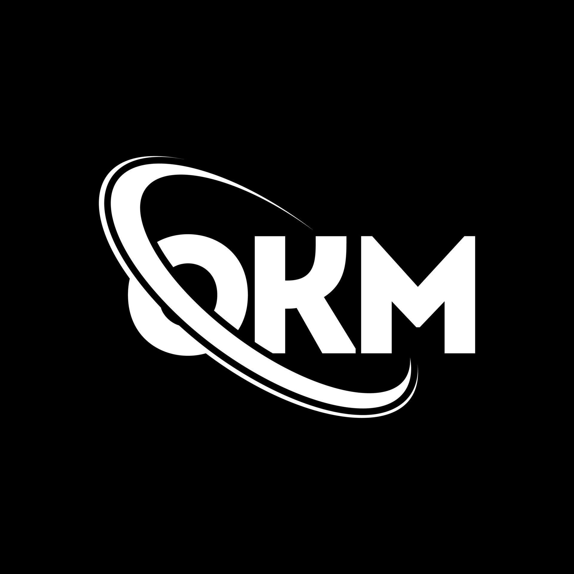 logotipo de ok. letra ok. diseño del logotipo de la letra ok. logotipo de las iniciales okm ...