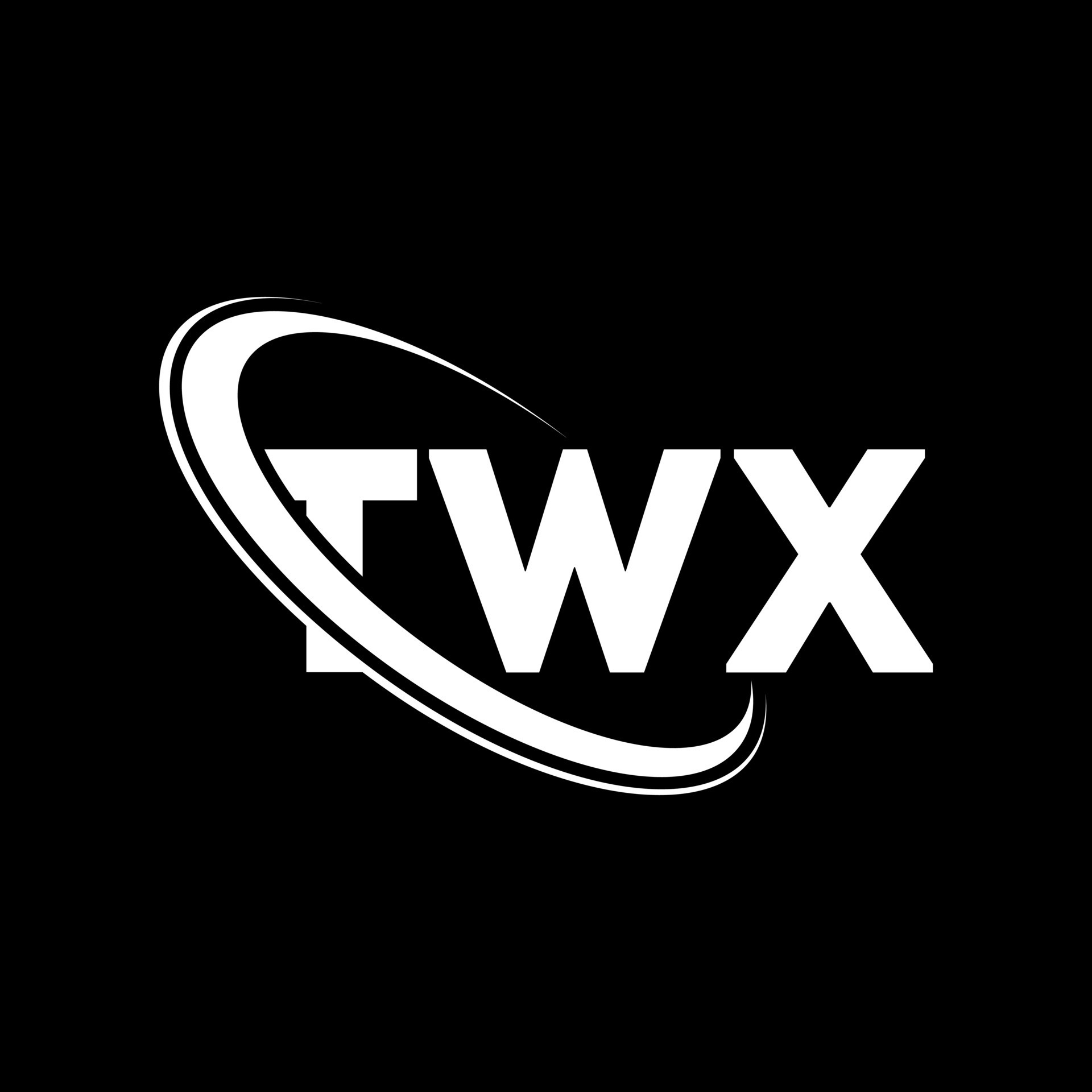 logotipo de twx. letra twx. diseño del logotipo de la letra twx. logotipo de iniciales twx ...