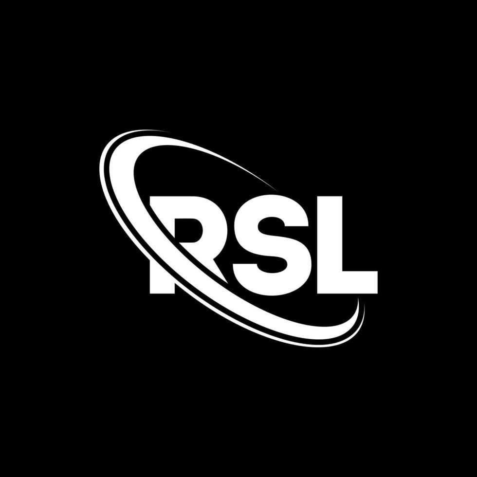 logotipo de RSL. letra RSL. diseño del logotipo de la letra rsl. logotipo de iniciales rsl ...