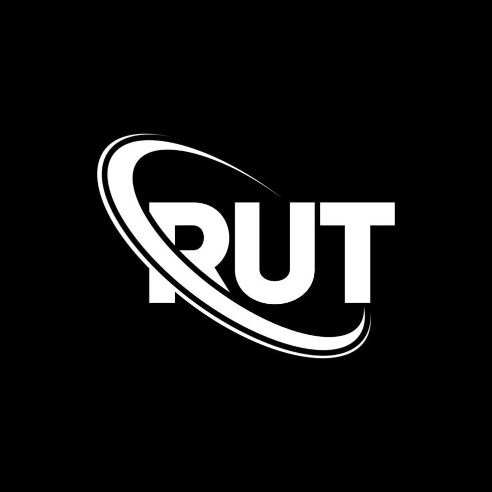 Rut Logo Rut Letter Rut Letter Logo Design Initials Rut Logo Linked With Circle And Uppercase