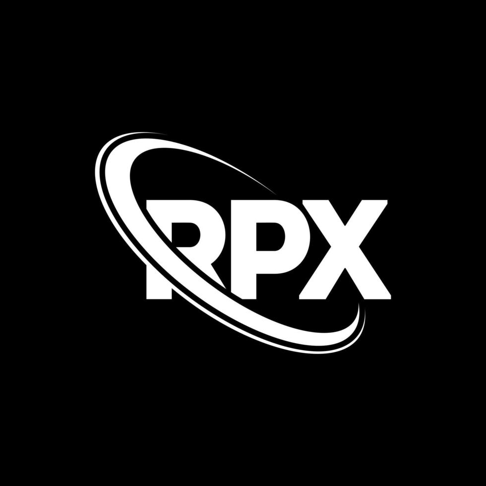 logotipo de rpx. letra rpx. diseño del logotipo de la letra rpx. logotipo de iniciales rpx ...