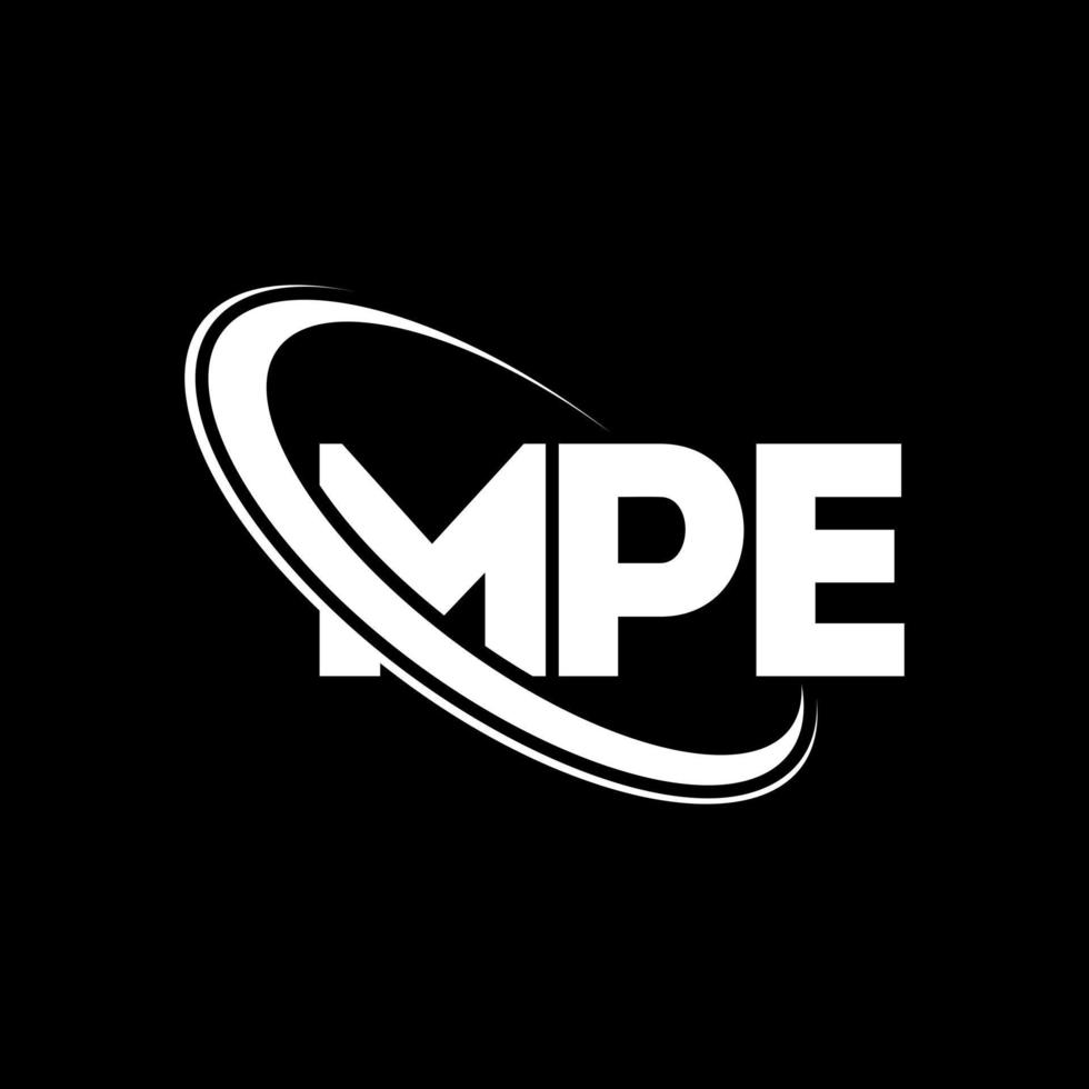 logotipo de MPE. letra mpe. diseño de logotipo de letra mpe. logotipo de mpe de iniciales ...
