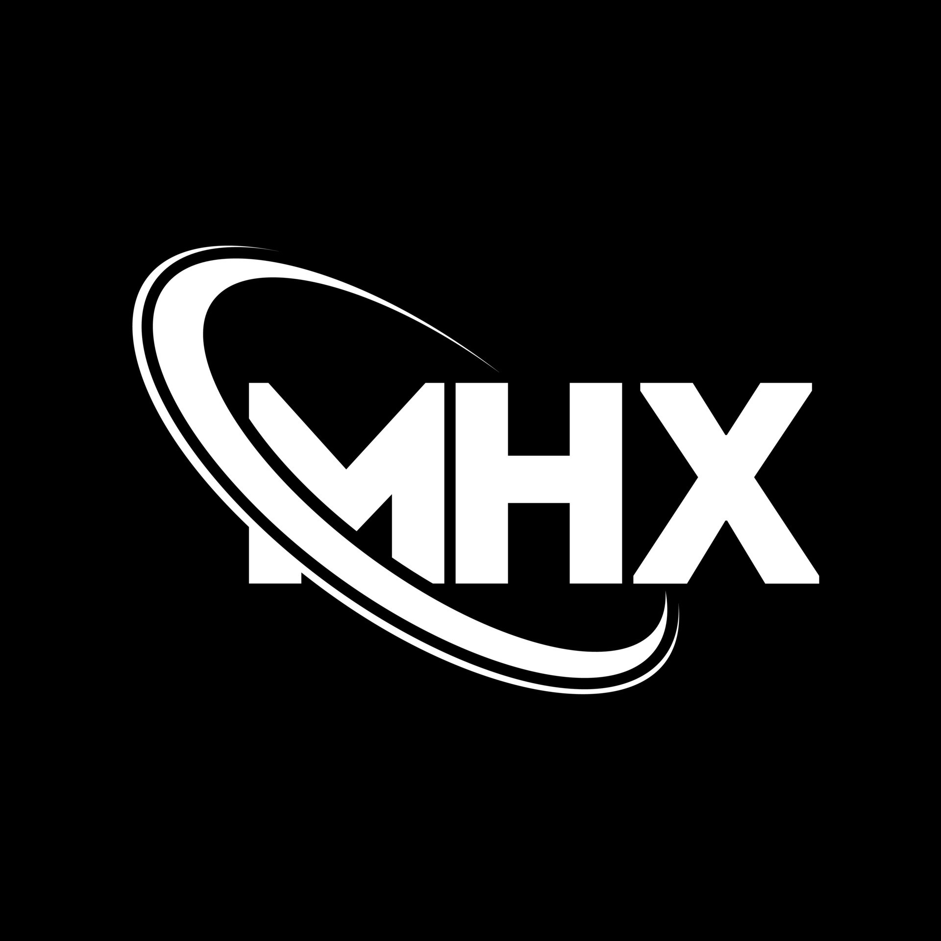 logotipo mhx. letra mhx. diseño del logotipo de la letra mhx. Logotipo de iniciales mhx ...