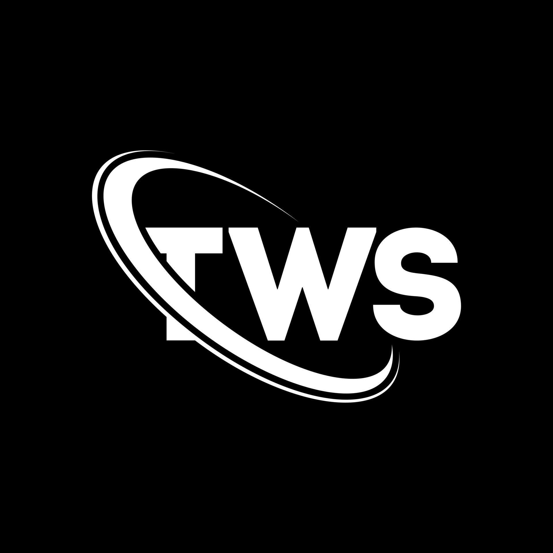 TWS logo. TWS letter. TWS letter logo design. Initials TWS logo linked with circle and uppercase ...