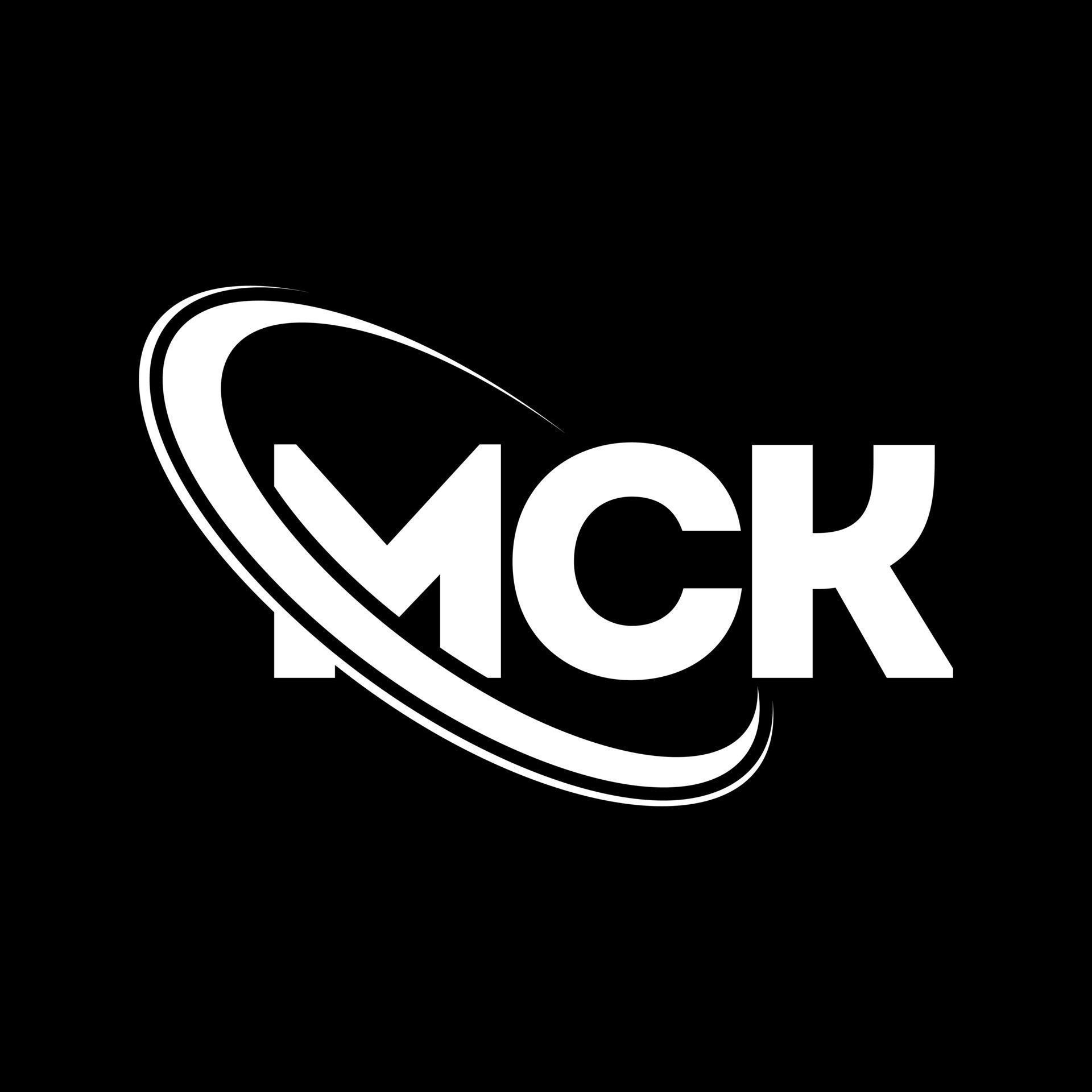 logotipo de MCK. letra mck. diseño del logotipo de la letra mck. logotipo de mck de iniciales ...