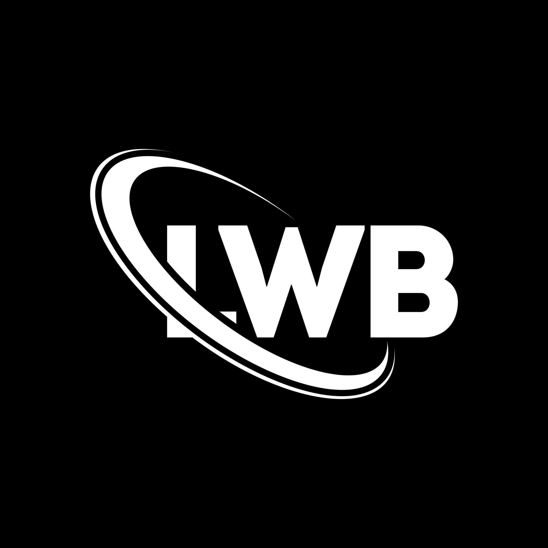 LWB logo. LWB letter. LWB letter logo design. Initials LWB logo linked with circle and uppercase ...